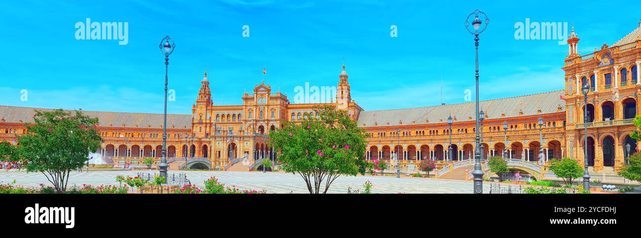Spain Square (Plaza de Espana) is a square in the Maria Luisa Park, in ...