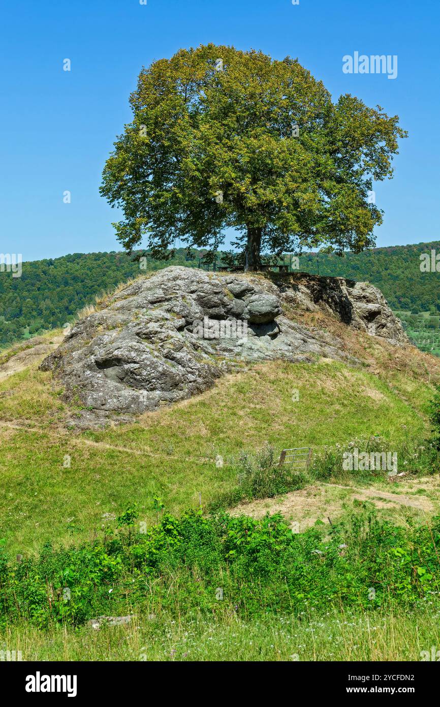 Germany, Baden-Württemberg, Dettingen an der Erms, the Calverbühl is a ...
