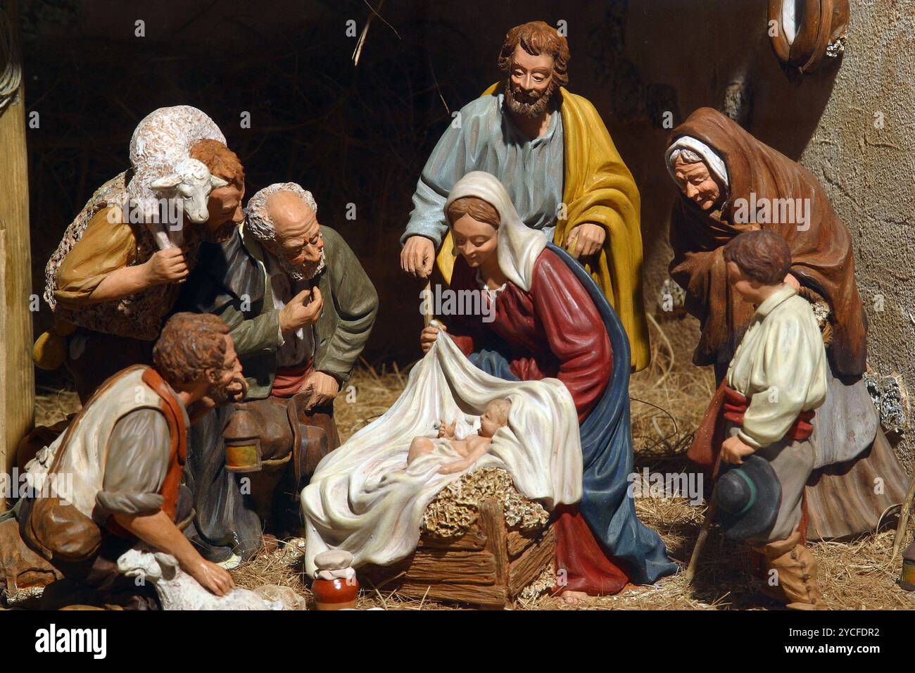 Nativity creche hi-res stock photography and images - Alamy