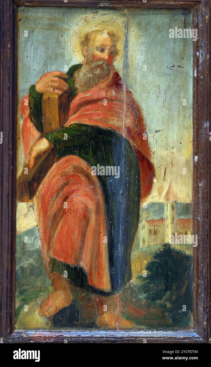 Saint Andrew the apostle Stock Photo - Alamy