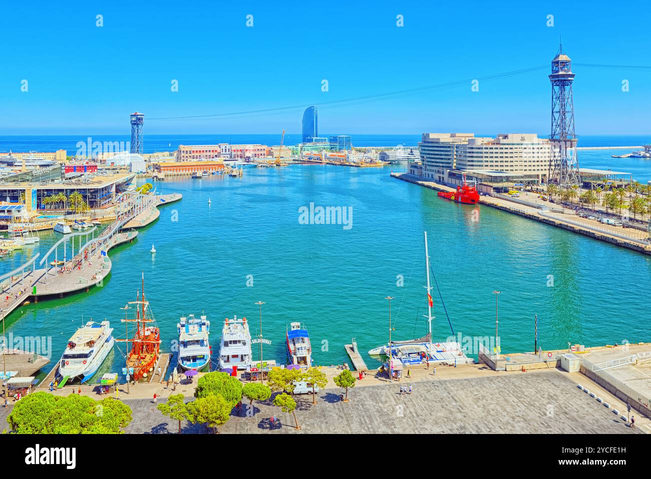 Barcelona, Spain - June 12, 2017 : Barcelona- capital of the autonomy ...