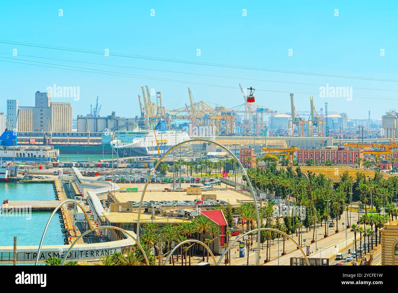 Barcelona, Spain - June 12, 2017 : Barcelona- capital of the autonomy ...