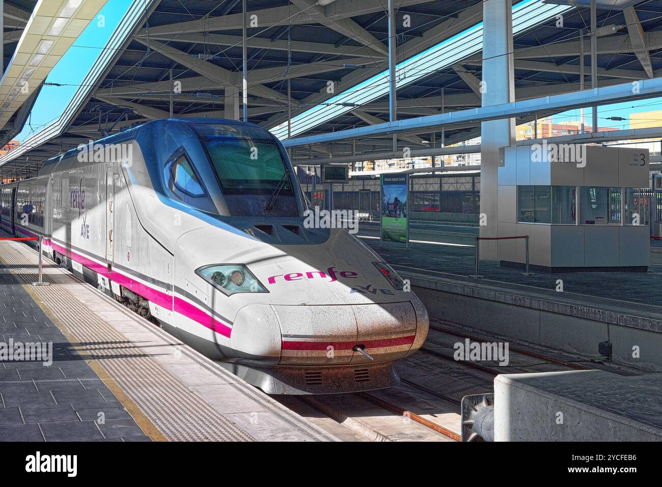 Valencia, Spain - June 13, 2017 : North Railways Station (Estacio del ...