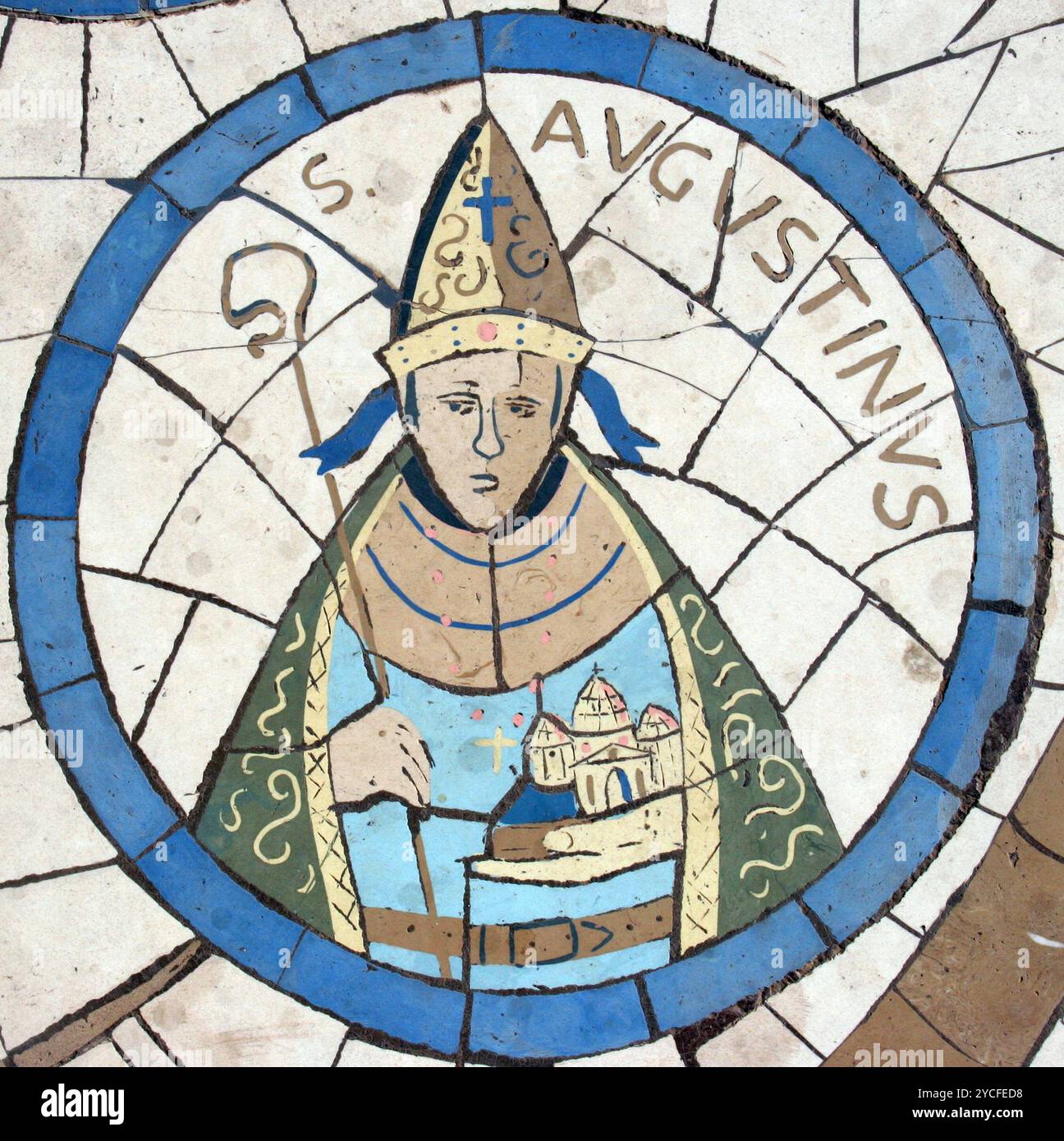 Saint Augustine of Hippo Stock Photo - Alamy