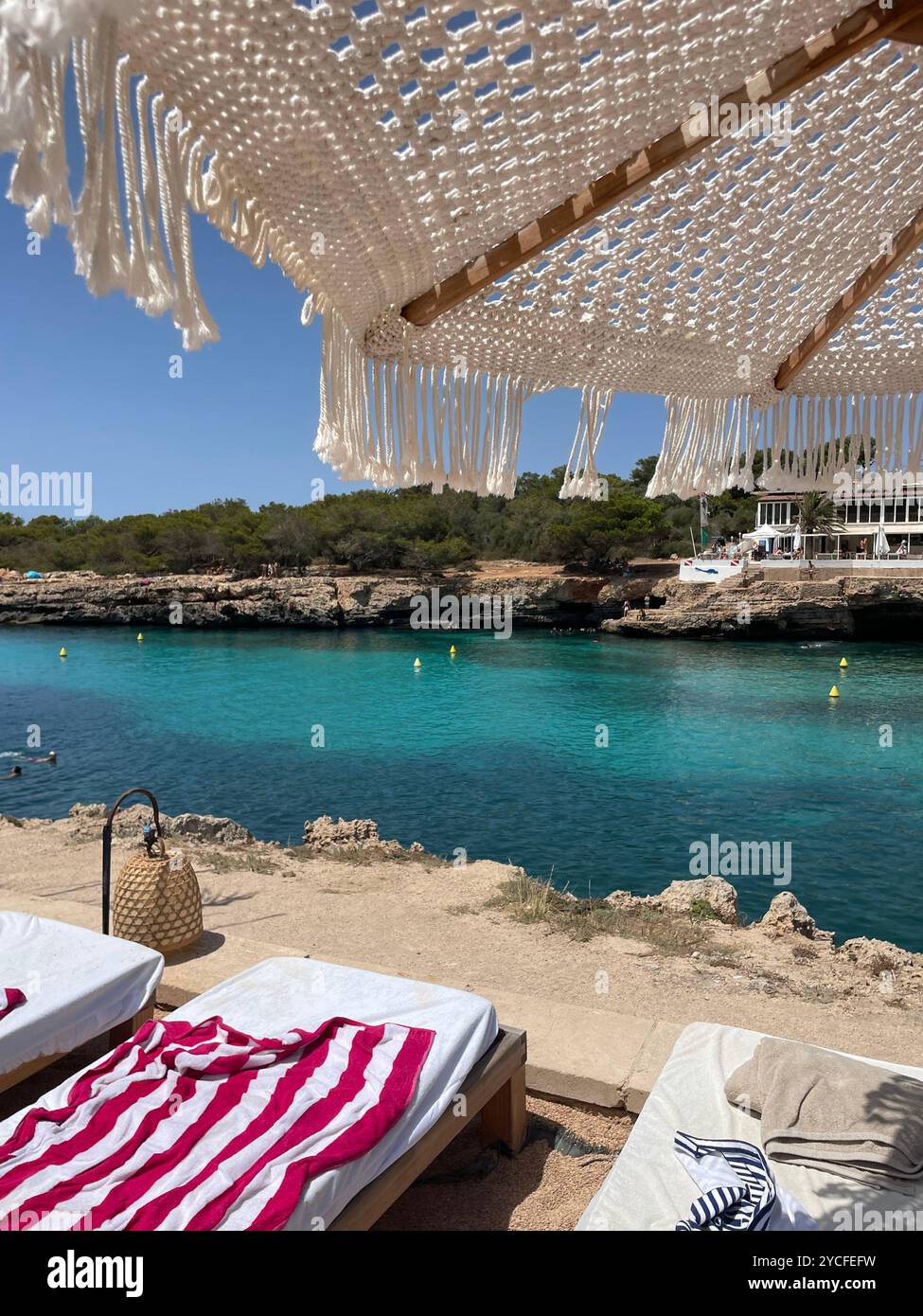 view of a beach in spain Stock Photo - Alamy