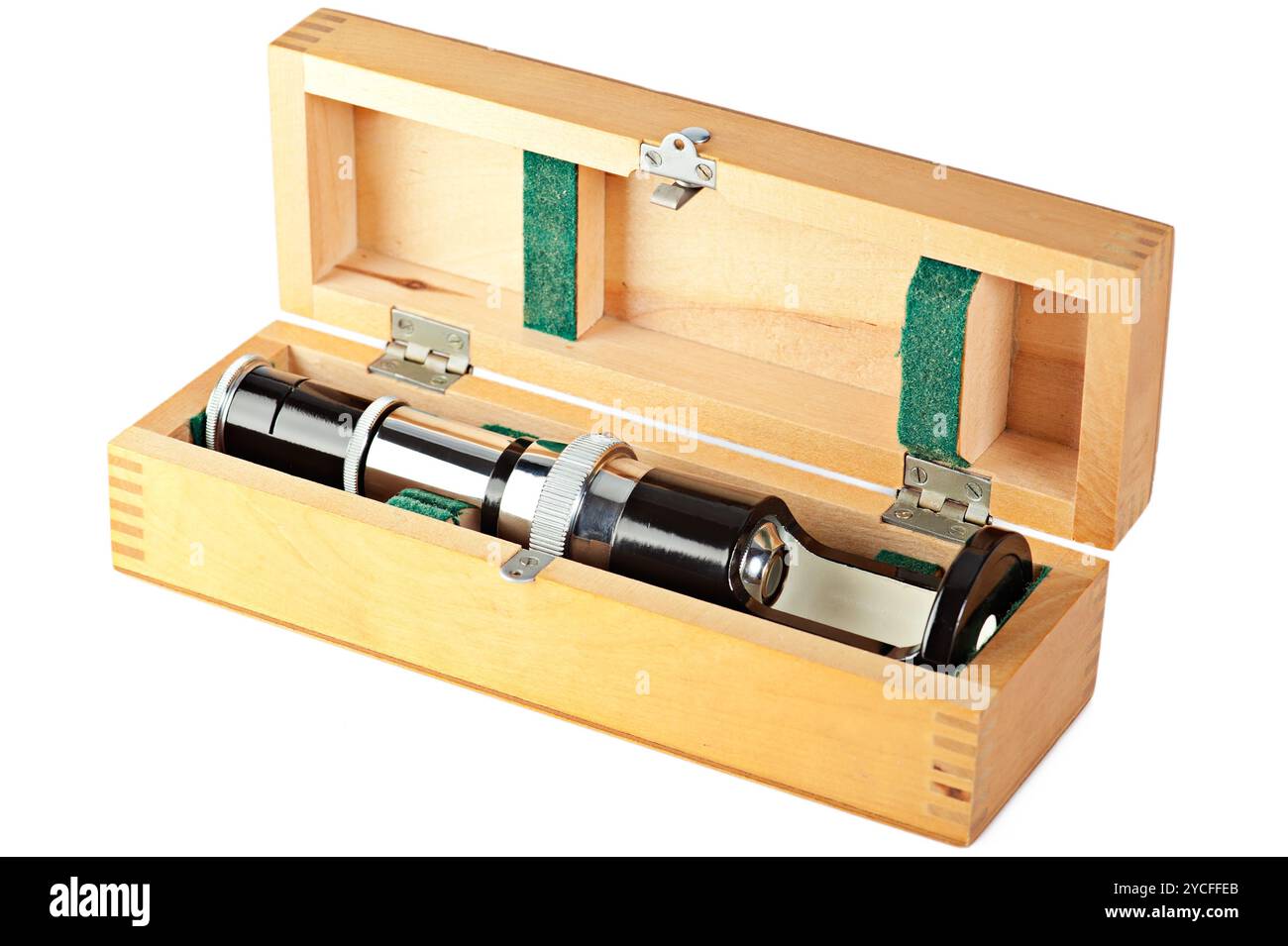 Old microscope study Cut Out Stock Images & Pictures - Alamy