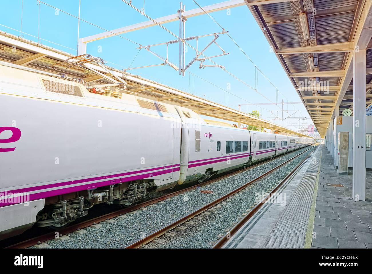 Valencia, Spain - June 13, 2017 : North Railways Station (Estacio del ...