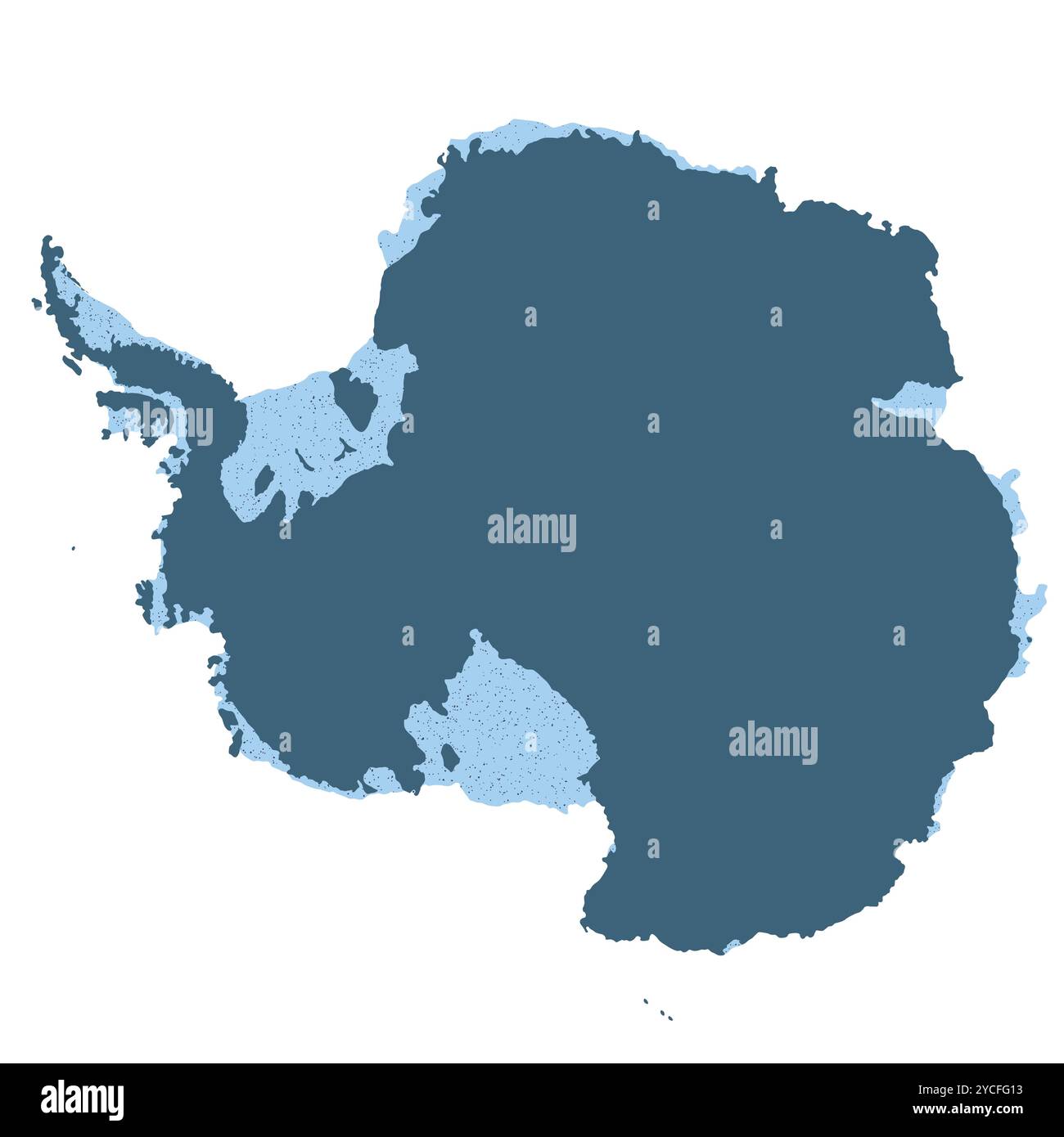 Map of Antarctica, sign silhouette. World Map Globe. Vector ...