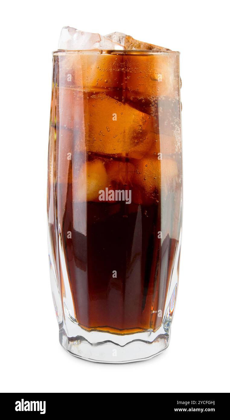 Glass of cola Stock Photo - Alamy