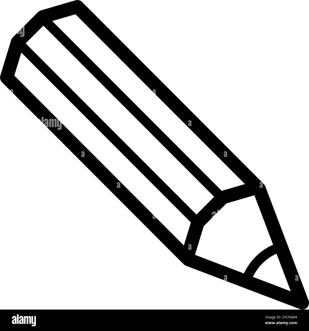 pencil, drawing - vector icon Stock Vector Image & Art - Alamy