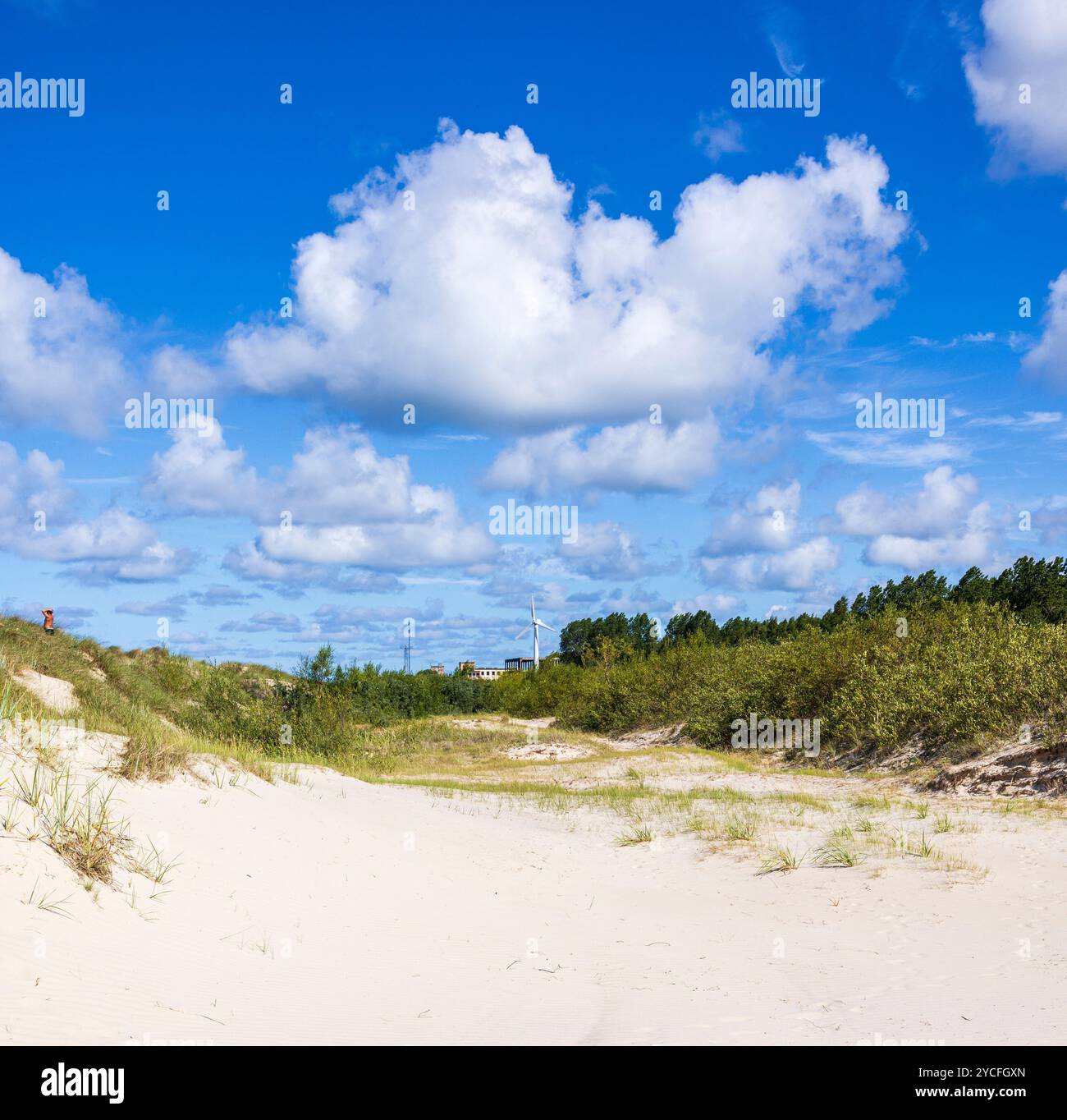 Promenade to the beach, Liepaja, Latvia Stock Photo - Alamy