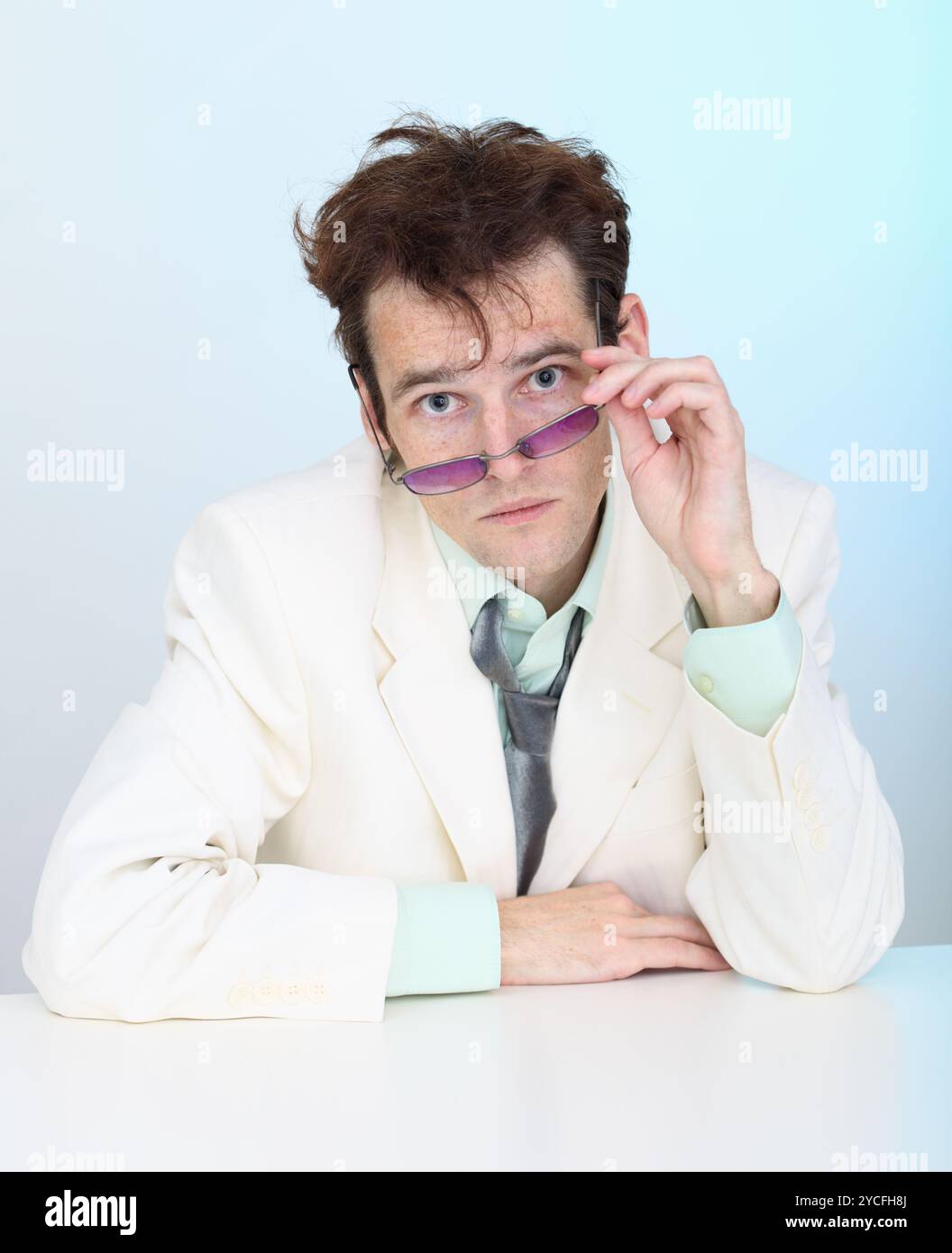 Disheveled young man hi-res stock photography and images - Alamy