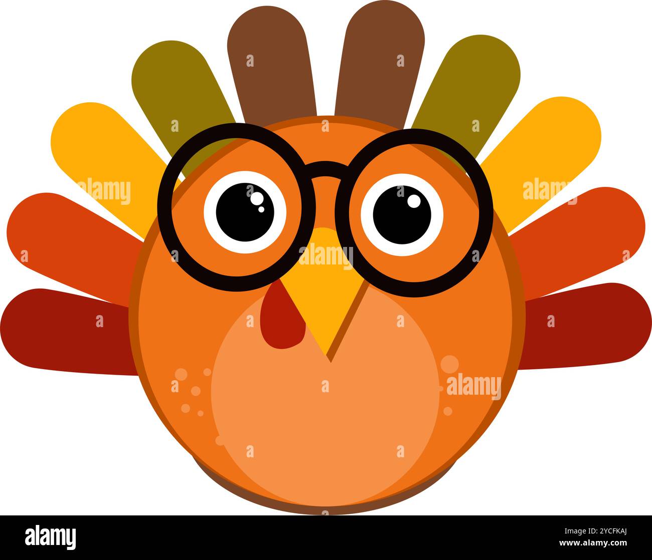 Thanksgiving turkey - vector illustration Stock Vector Image & Art - Alamy