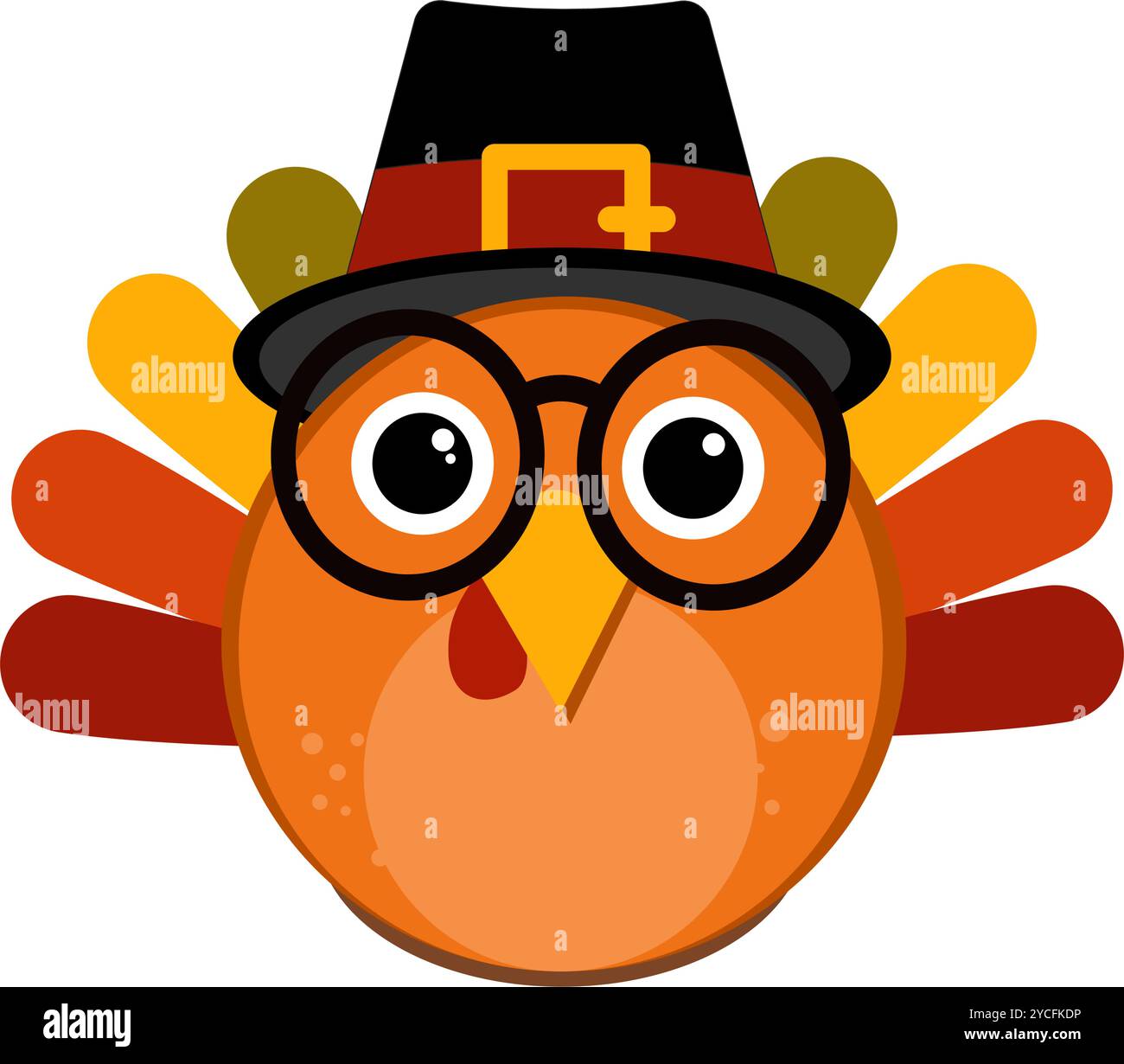Thanksgiving turkey - vector illustration Stock Vector Image & Art - Alamy