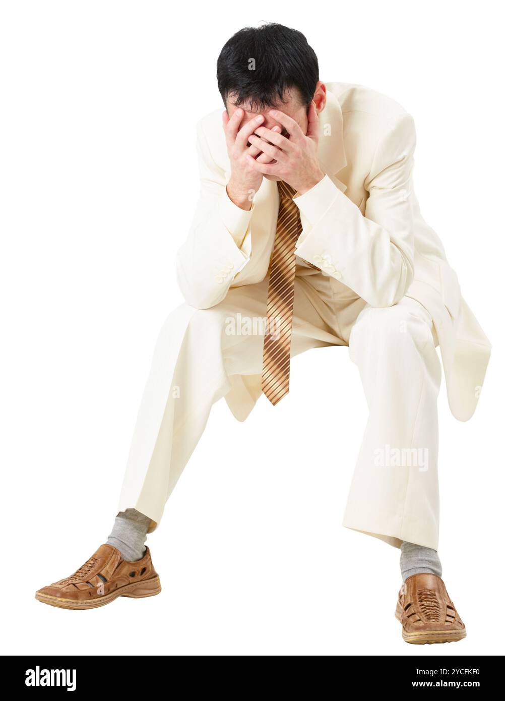 Young man problems Cut Out Stock Images & Pictures - Alamy