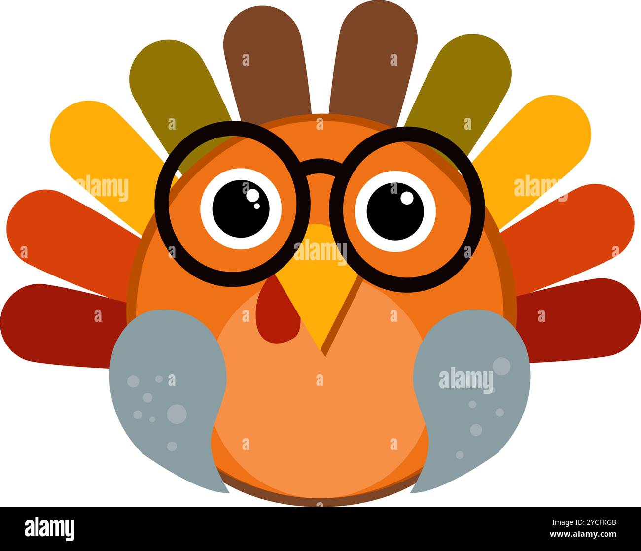 Thanksgiving turkey - vector illustration Stock Vector Image & Art - Alamy