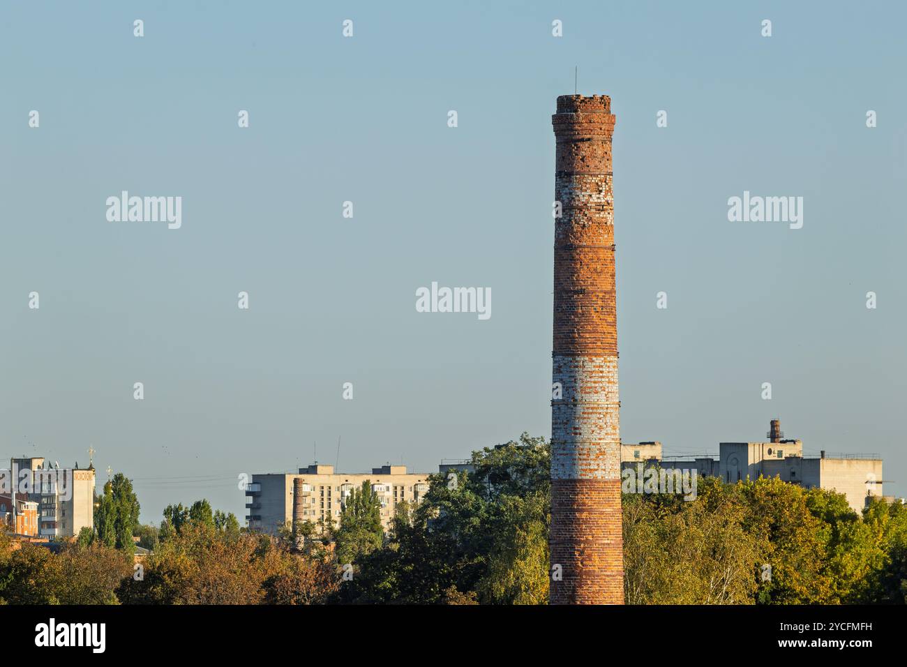 Abandoned factory chimney stands tall hi-res stock photography and ...