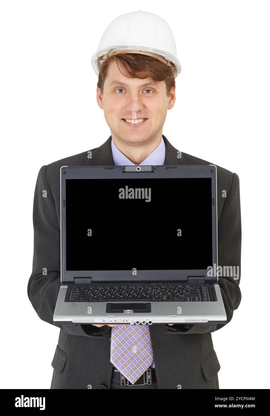 Computer screen shows smiling hi-res stock photography and images - Alamy