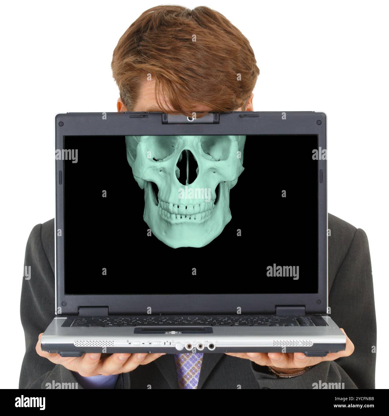 Damaging effects of computers Stock Photo - Alamy