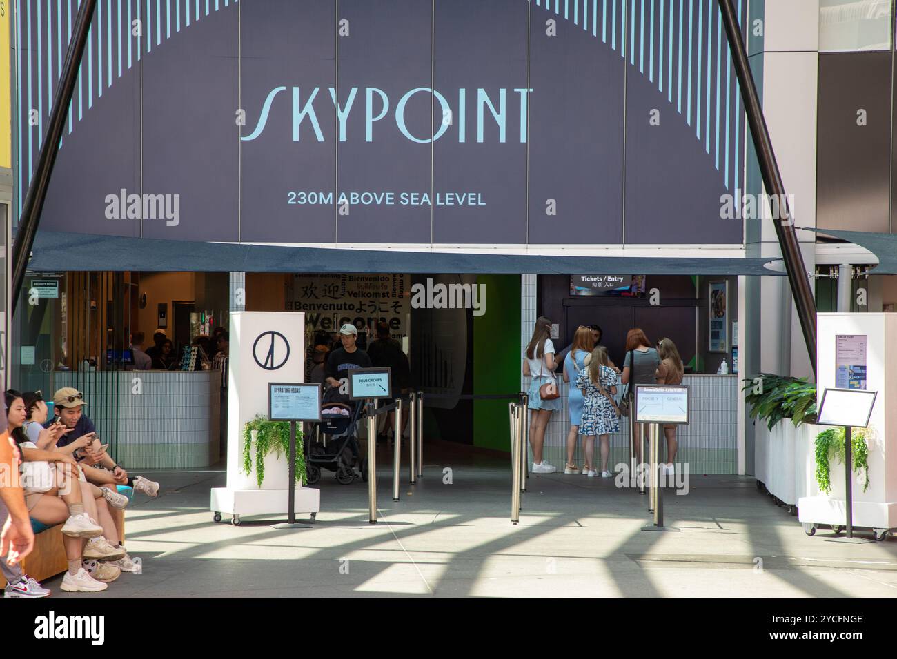 Gold Coast, Queensland, Australia. 8th October 2024. SkyPoint with panoramic views of the Gold ...