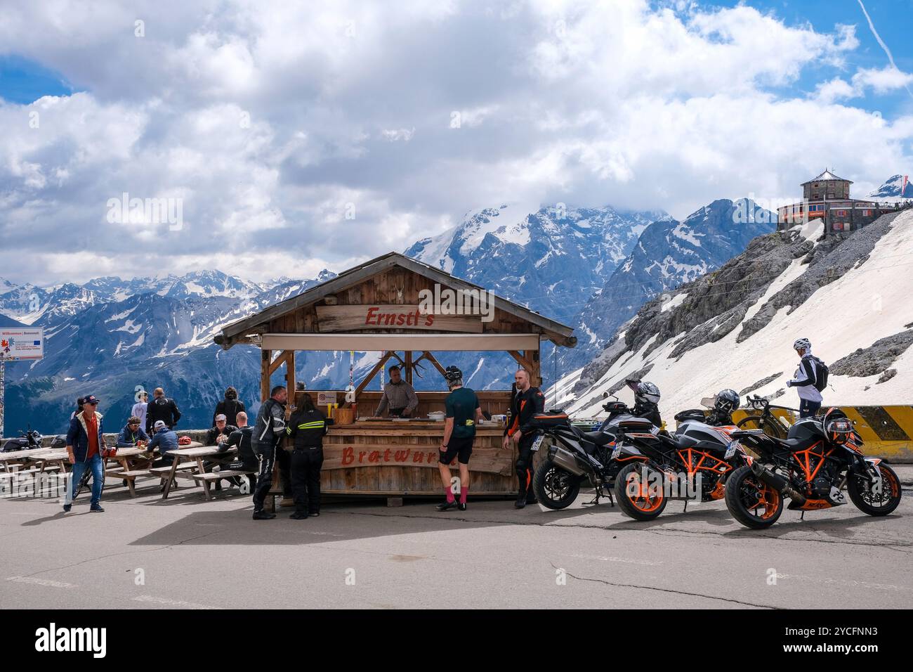 Stilfserjoch, Vinschgau, Südtirol, Italy, Stilfser Joch pass road ...