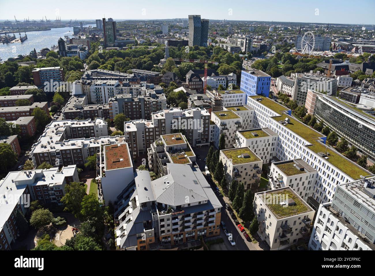 Europe, Germany, Hanseatic City of Hamburg, View of new residential ...