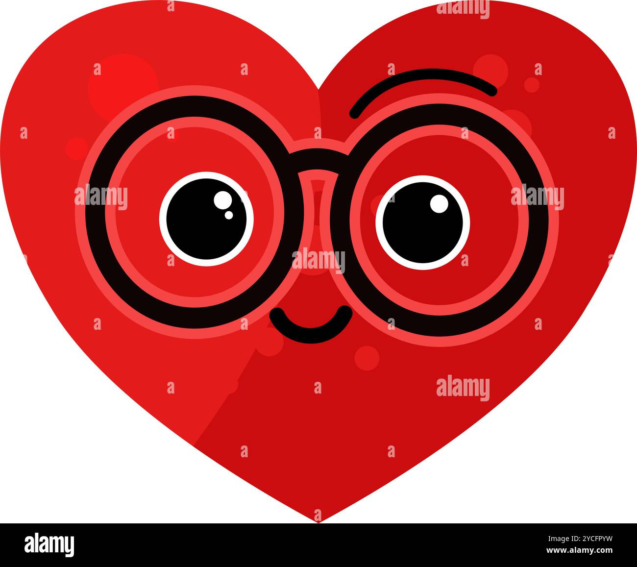 Cute cartoon heart smiling Stock Vector Images - Alamy