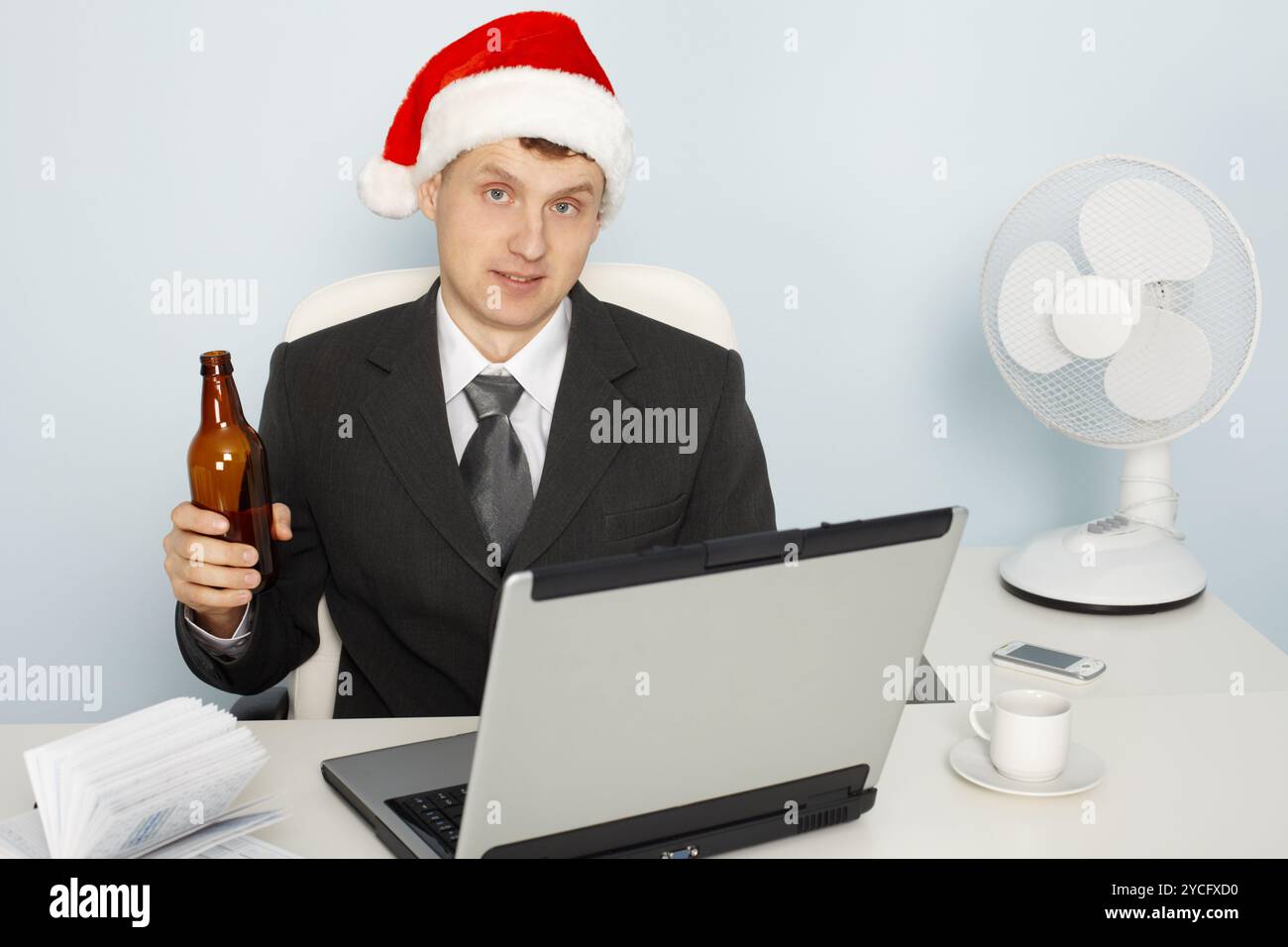 Working computer fan blue light hi-res stock photography and images - Alamy