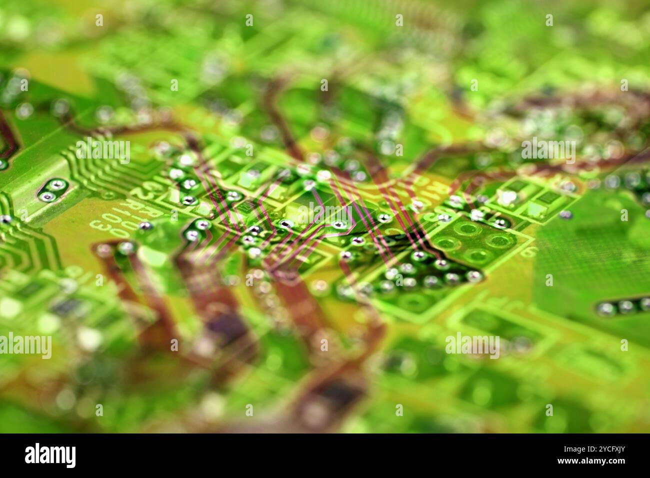 Abstract electronic circuit background Stock Photo - Alamy