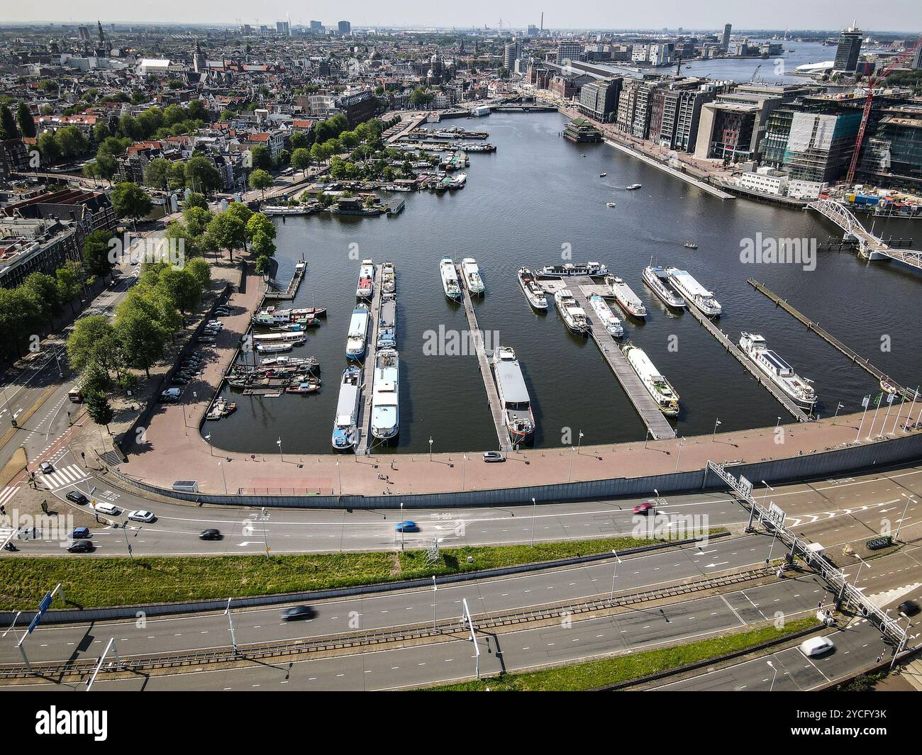 Aerial amsterdam station hi-res stock photography and images - Alamy