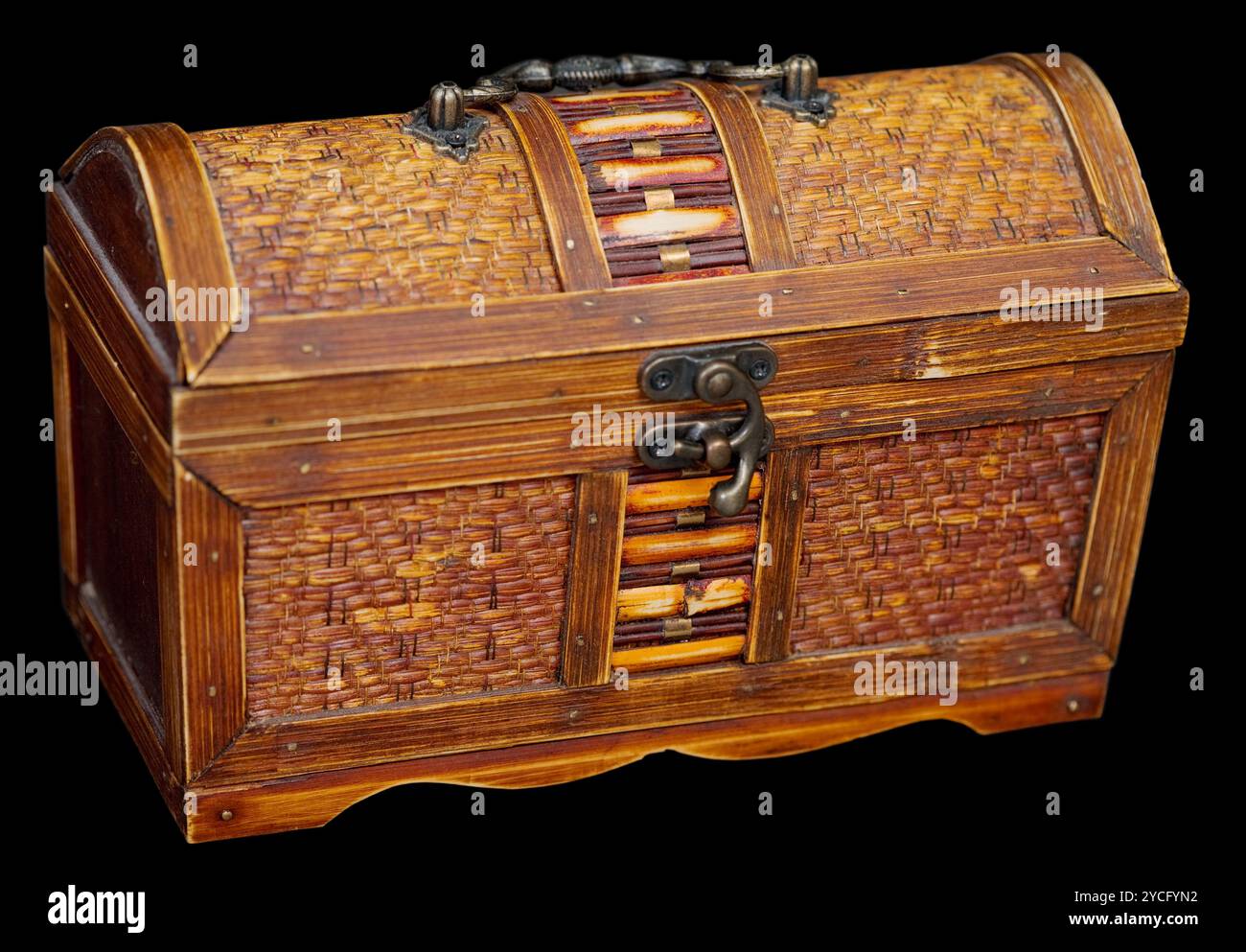 Wooden ancient chest Stock Photo - Alamy