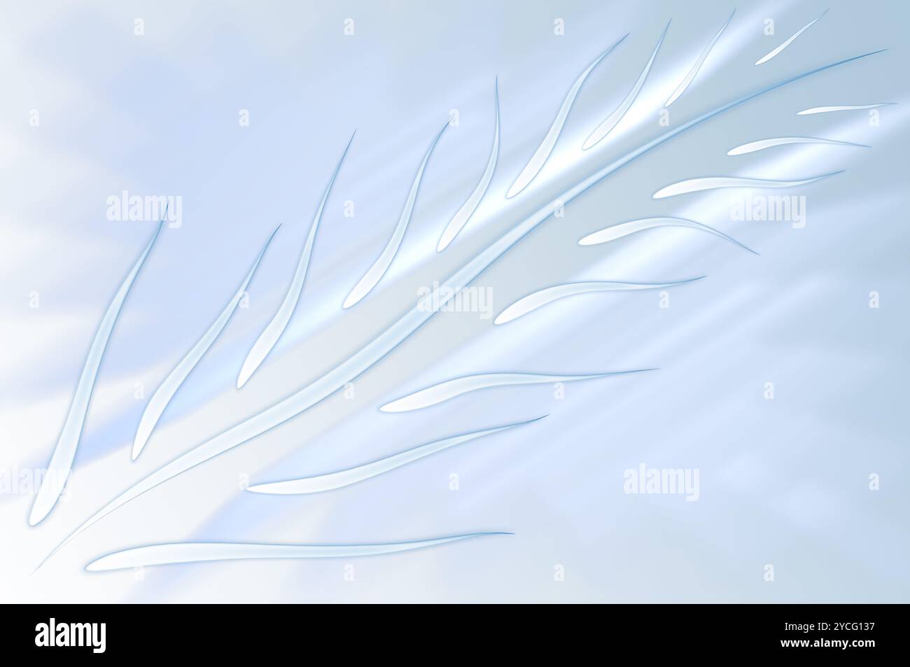 Light blue abstract background with feather Stock Photo - Alamy