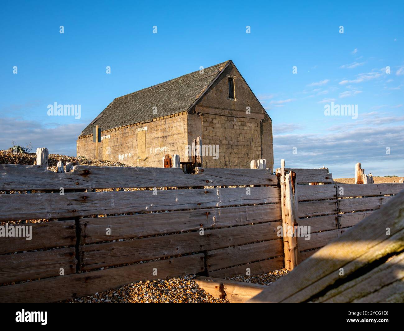 The Mary Stanford lifeboat house in Winchelsea, Rye, serves as a ...