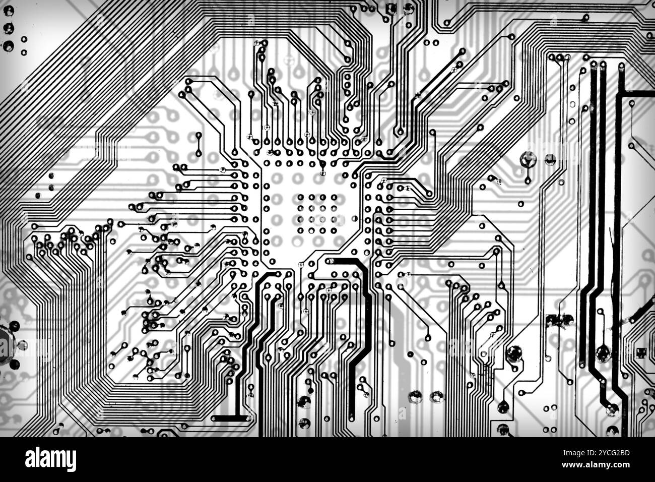 Modern communication technology mother Black and White Stock Photos ...