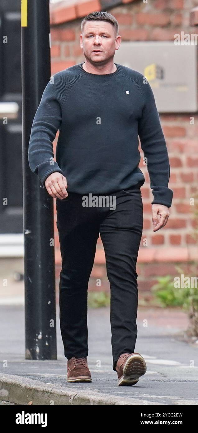 Peter Spooner, the father of murdered 16-year-old Brianna Ghey, arrives ...