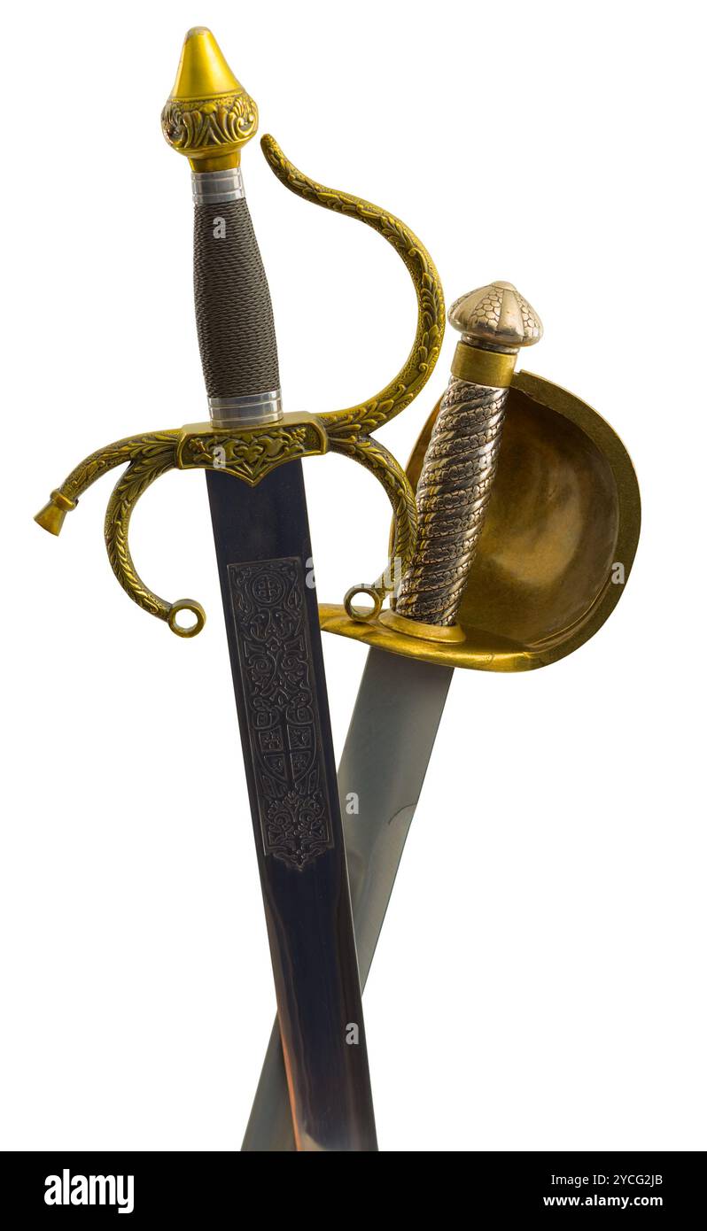 Shaft of saber and sword Stock Photo - Alamy