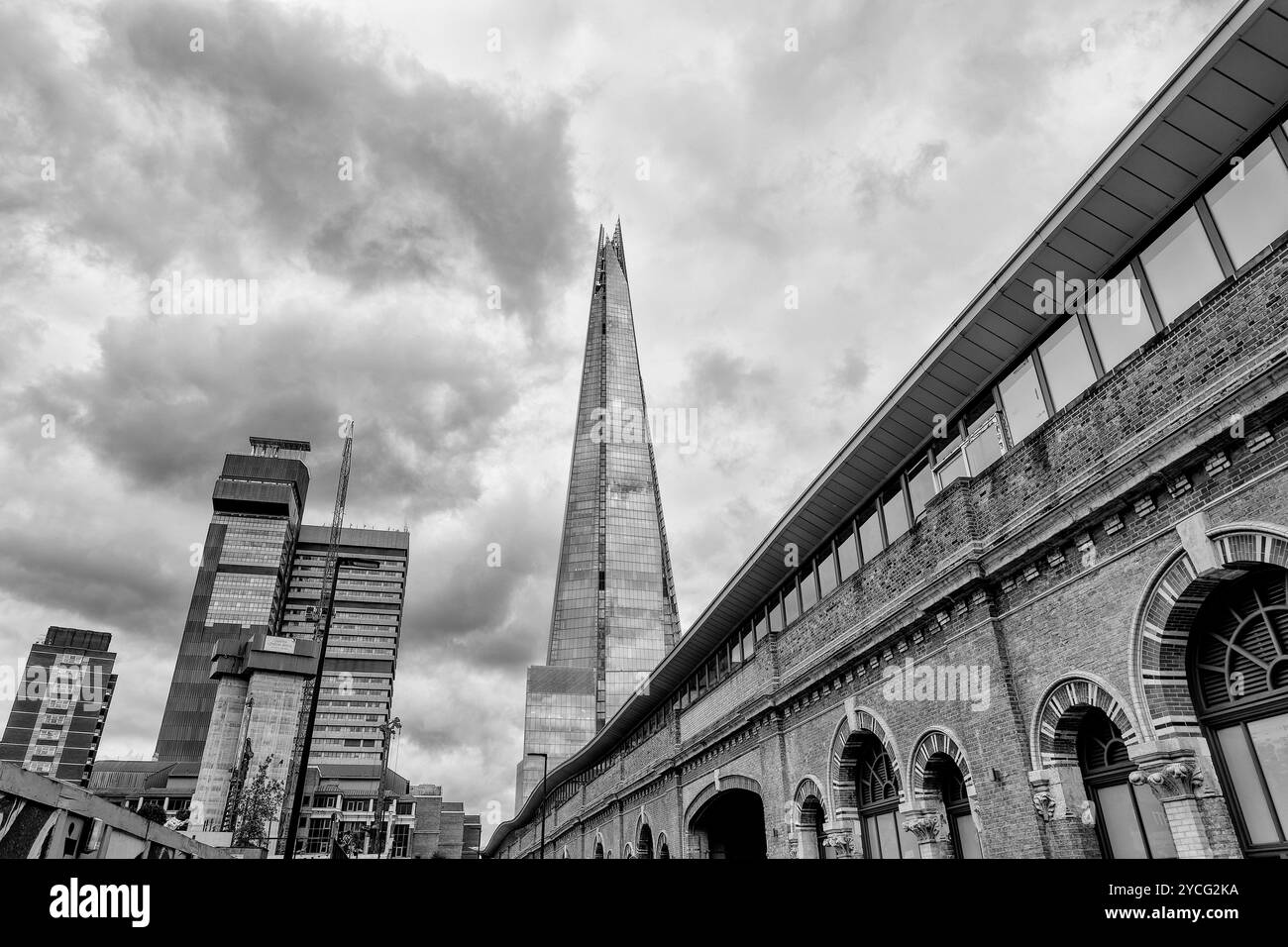 The Shard, designed by the Italian architect Renzo Piano, as seen from ...