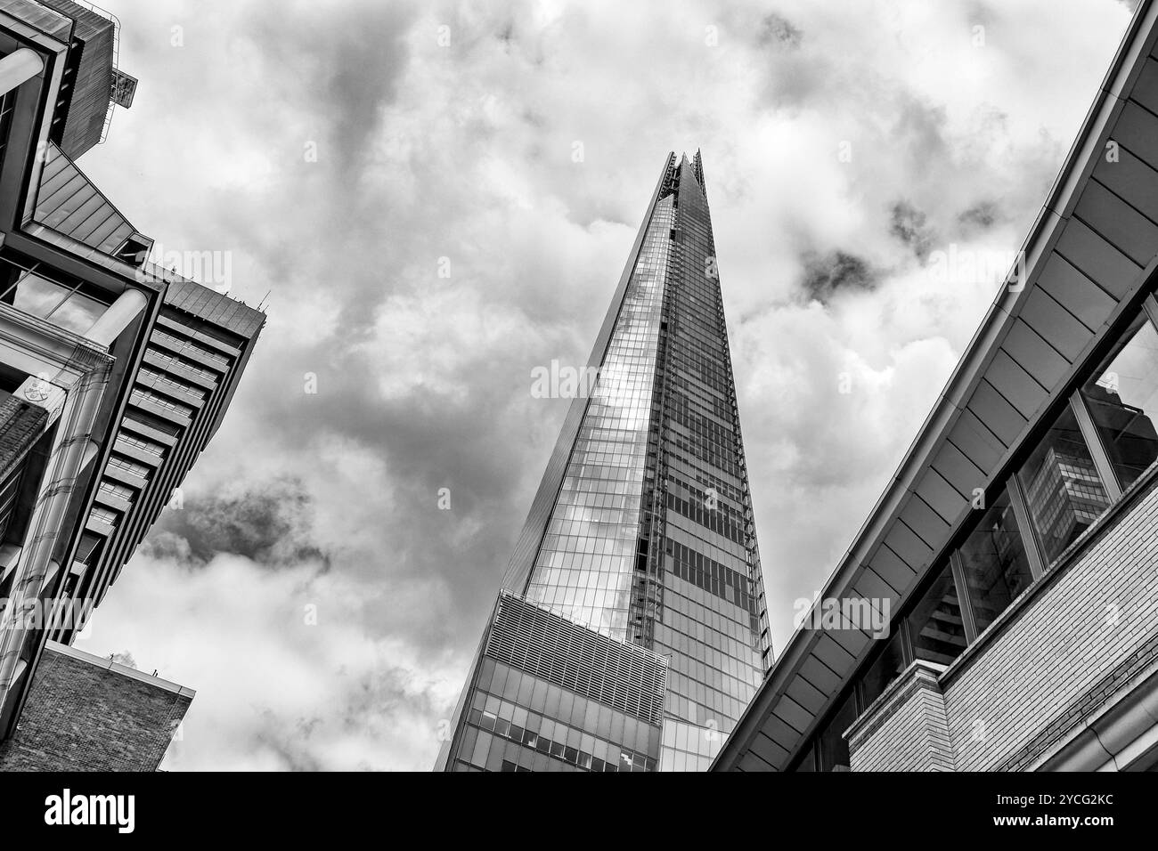 The Shard, designed by the Italian architect Renzo Piano, as seen from ...