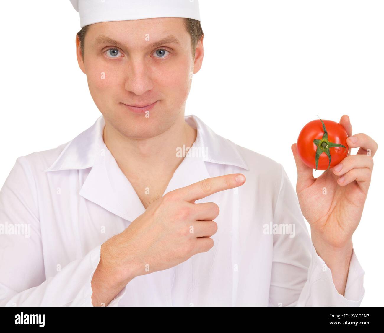 Hand and tomato hi-res stock photography and images - Alamy