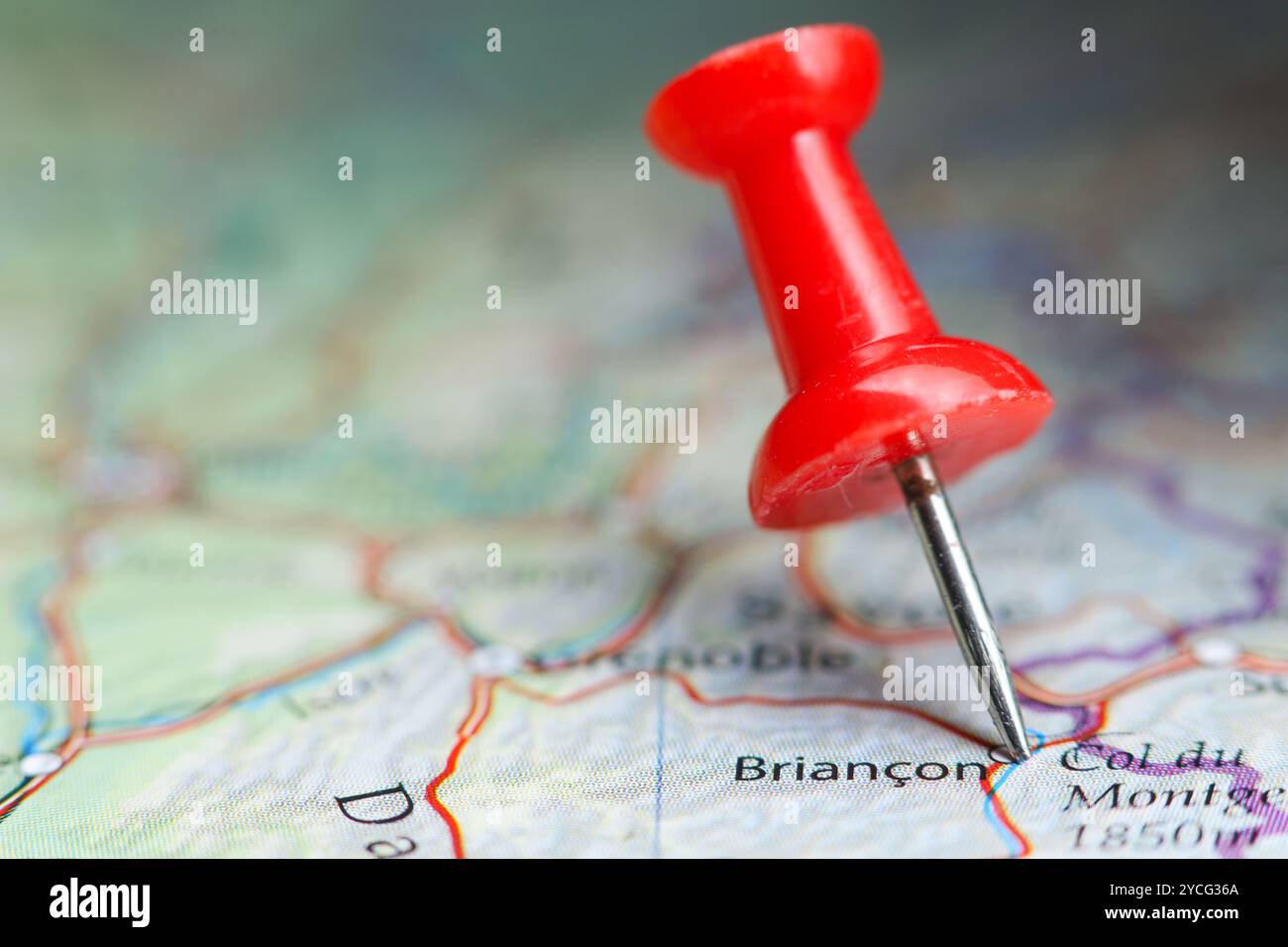 Briancon map hi-res stock photography and images - Alamy