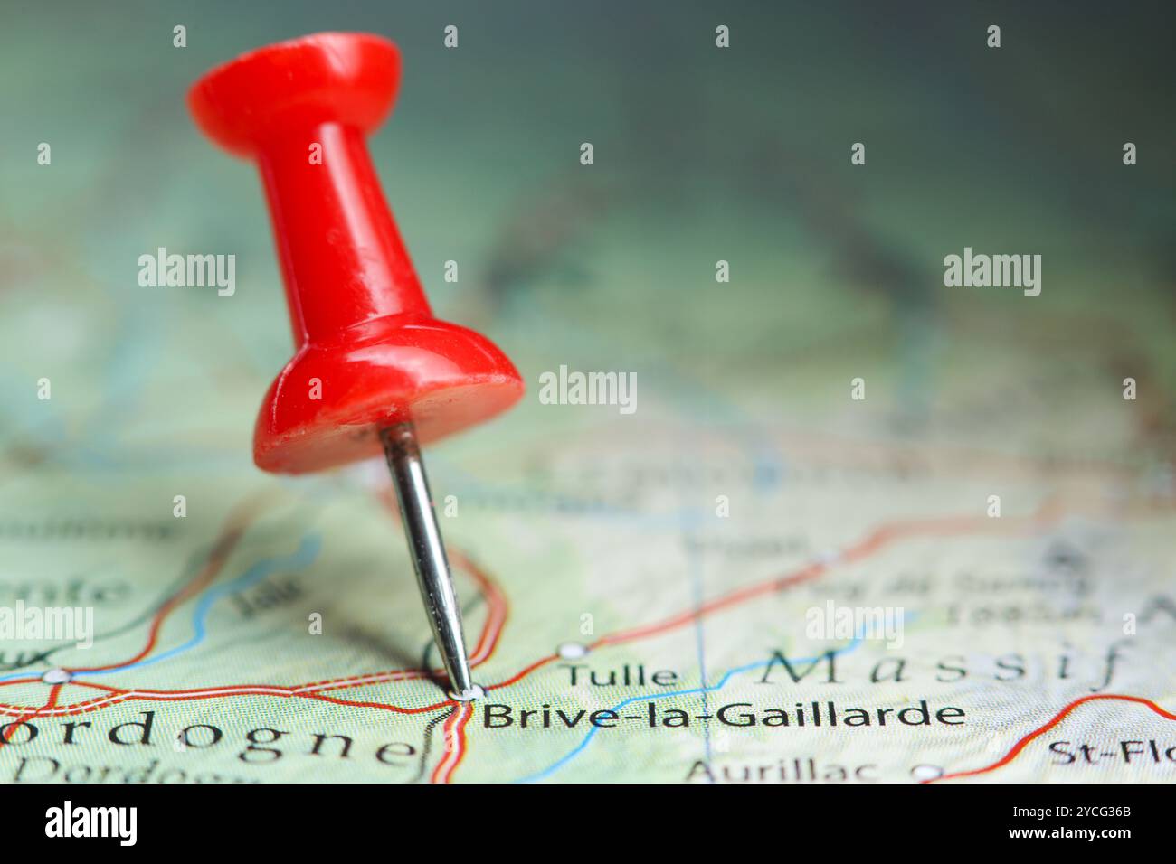 Brive la gaillarde map hi-res stock photography and images - Alamy