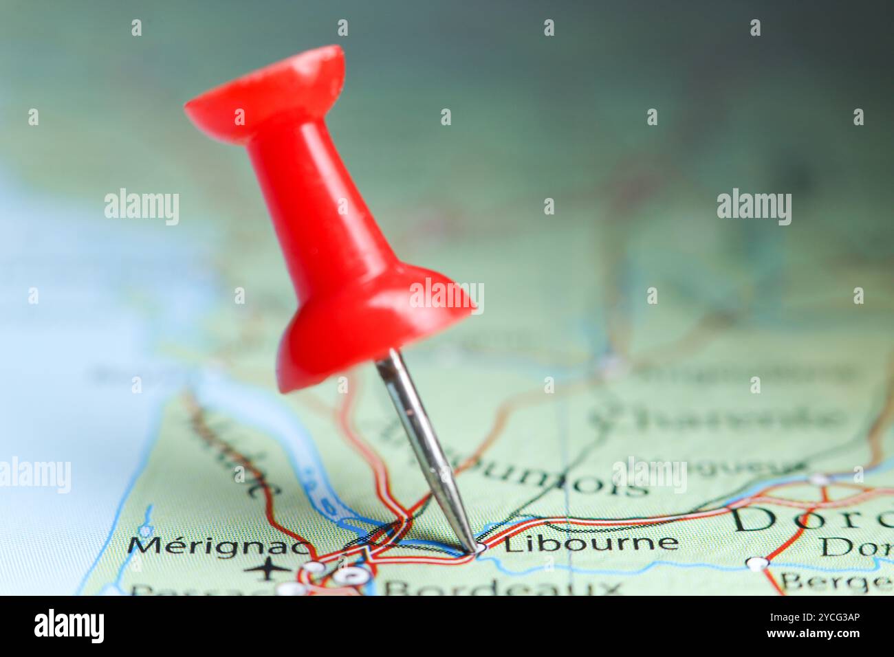 Map of libourne hi-res stock photography and images - Alamy