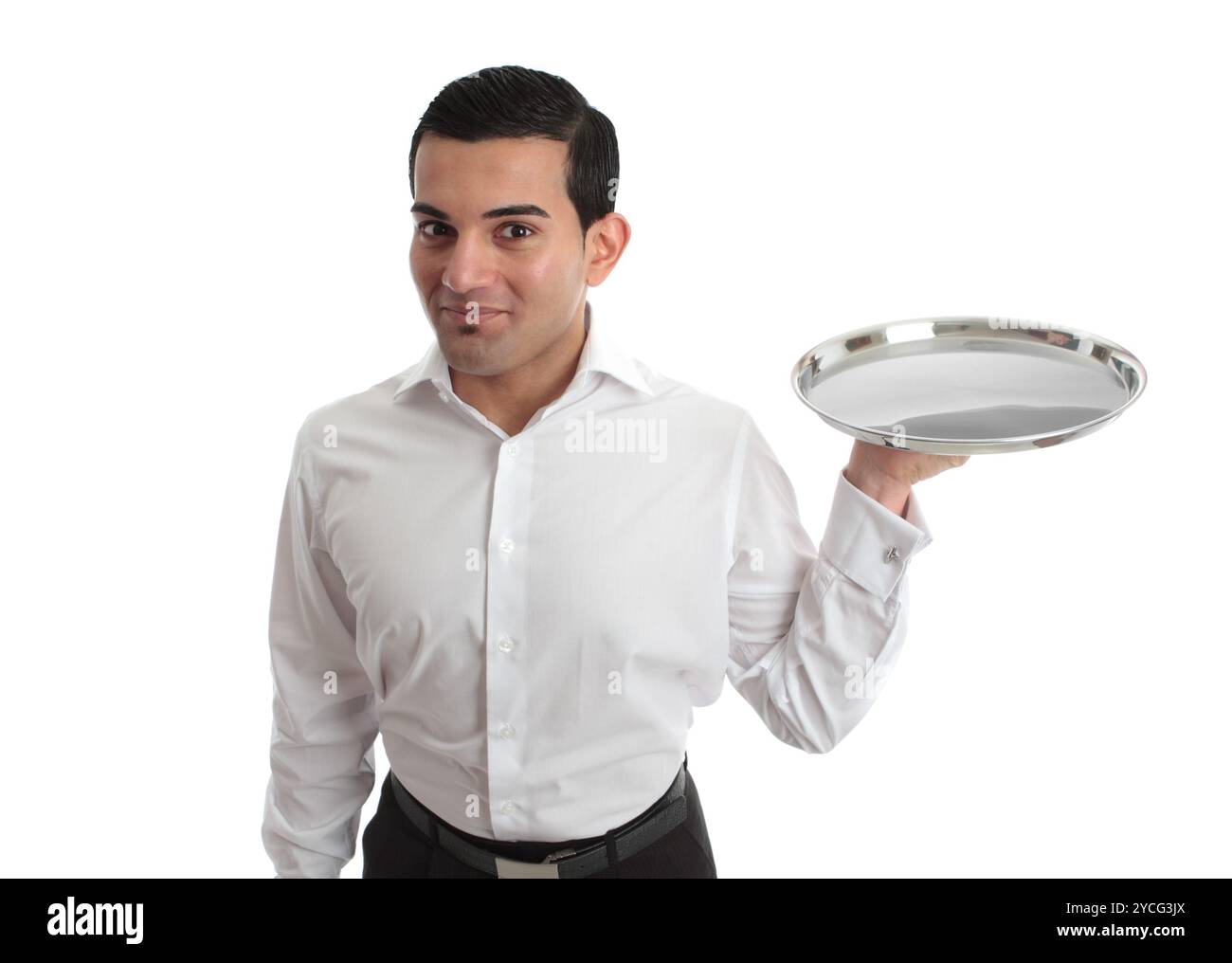Silver service waiter hi-res stock photography and images - Alamy