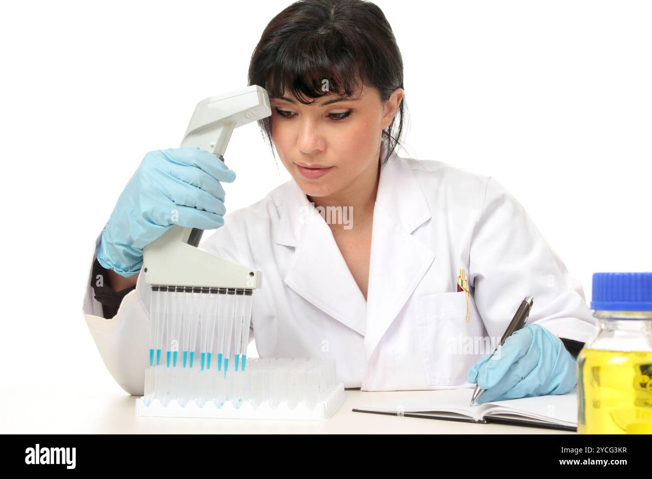 Doctor documenting hi-res stock photography and images - Alamy