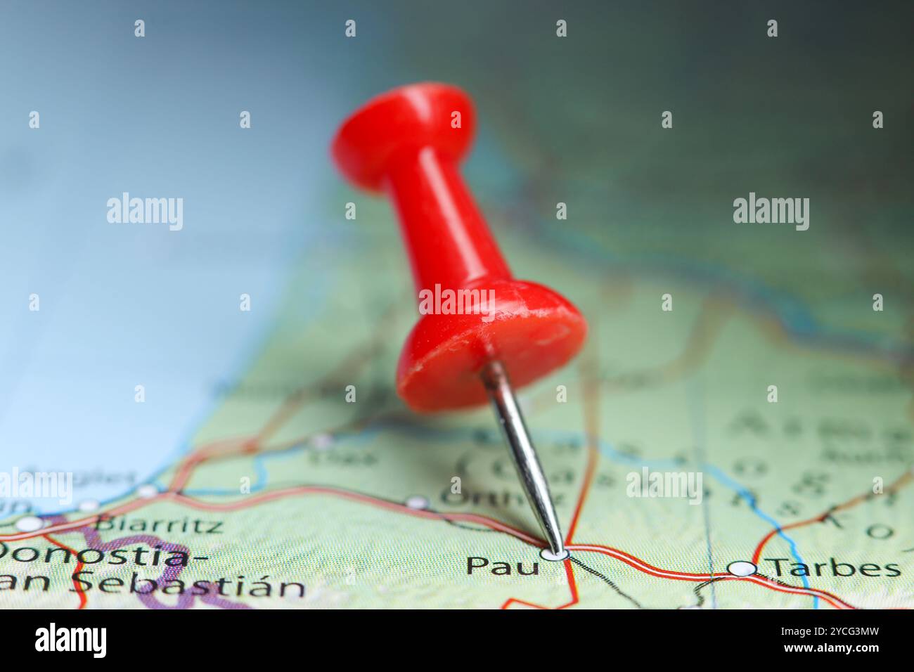 Map pau france hi-res stock photography and images - Alamy