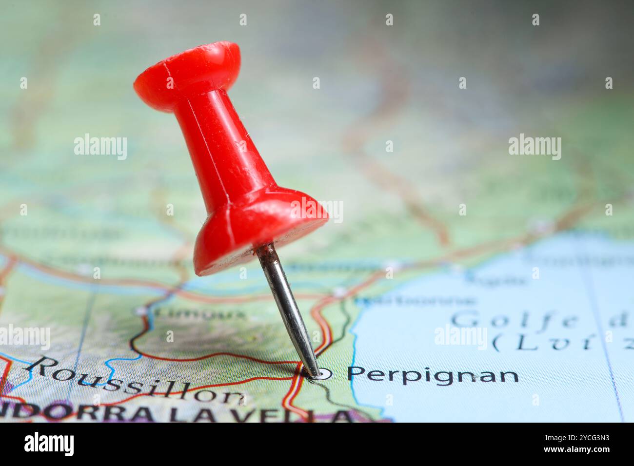 Map perpignan france hi-res stock photography and images - Alamy