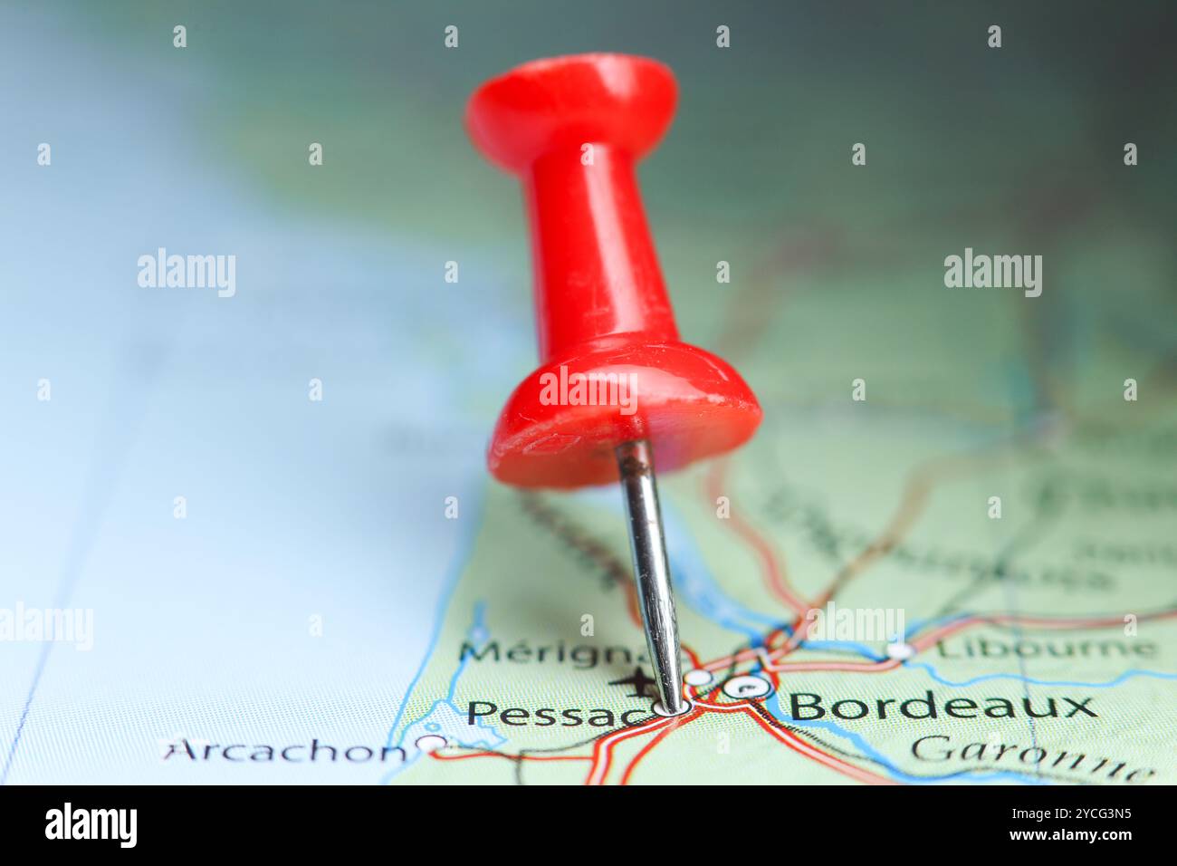 Pessac map hi-res stock photography and images - Alamy