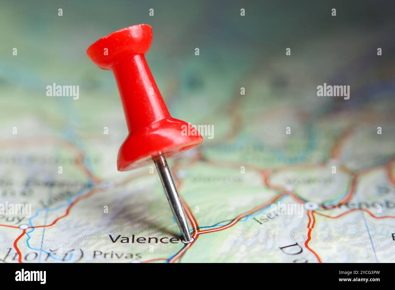 Map of valence hi-res stock photography and images - Alamy
