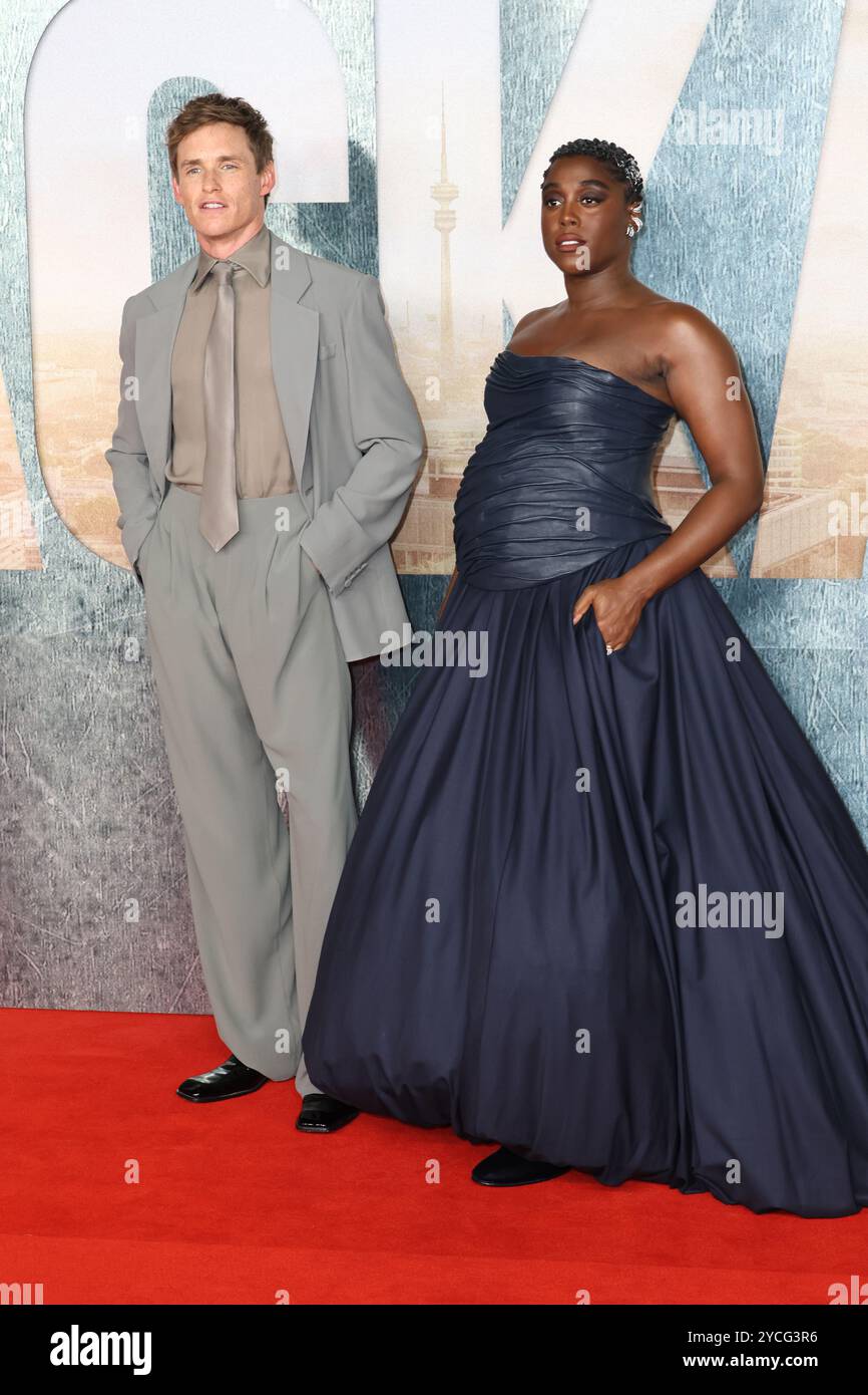 Eddie Redmayne and Lashana Lynch, The Day of the Jackal - UK Premiere ...
