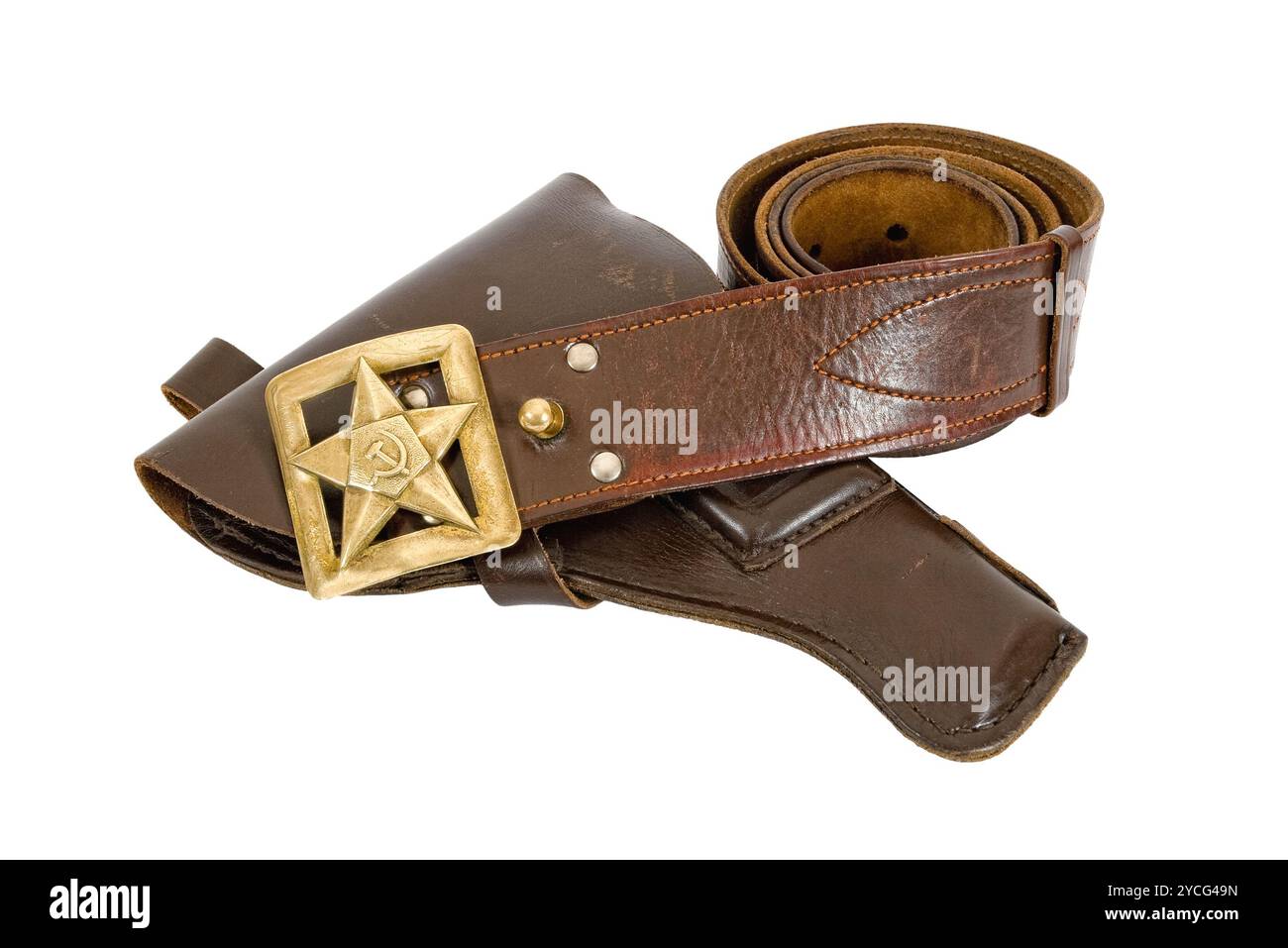 Old belt and holster Stock Photo - Alamy